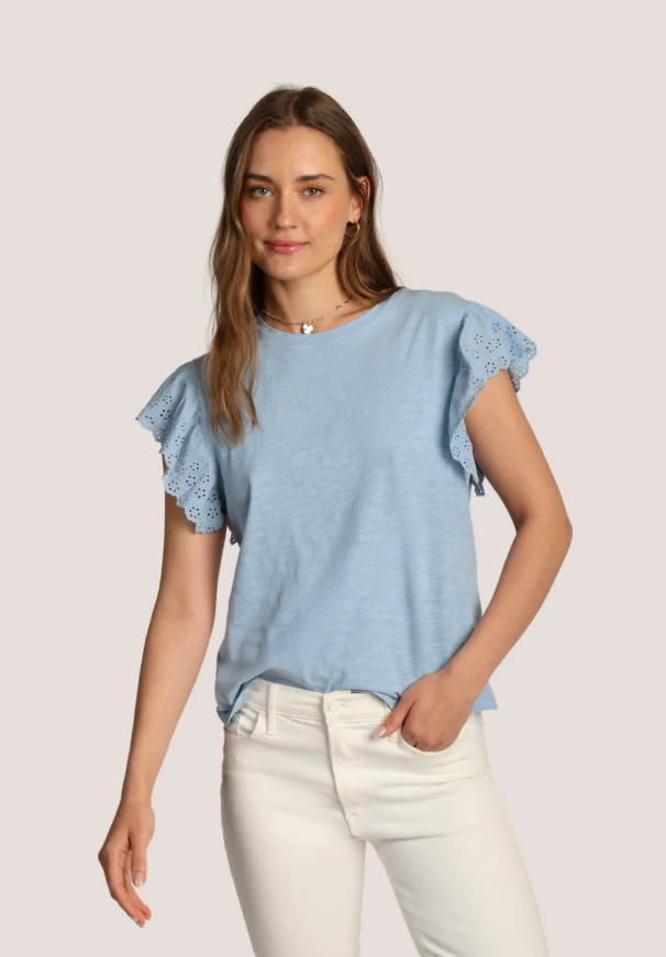 Dylan Presley Flutter Sleeve Tee - Daisy Jane's – Daisy Trading Co.