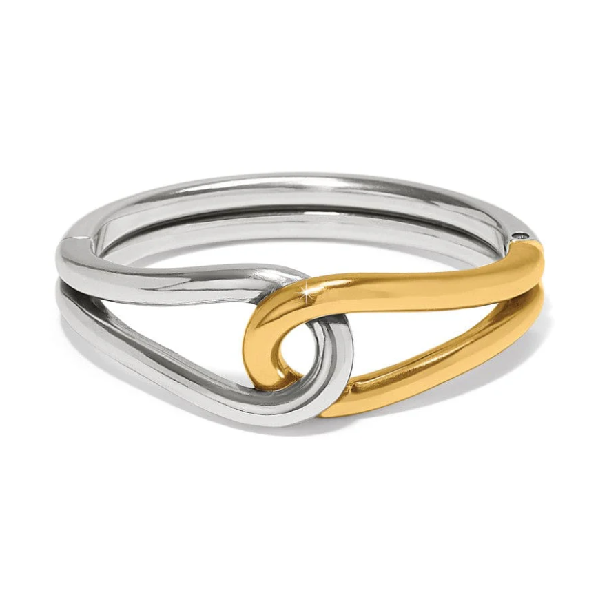 Brighton Interlok Curve Two Tone Hinge Bangle | Daisy Jane’s – Daisy ...