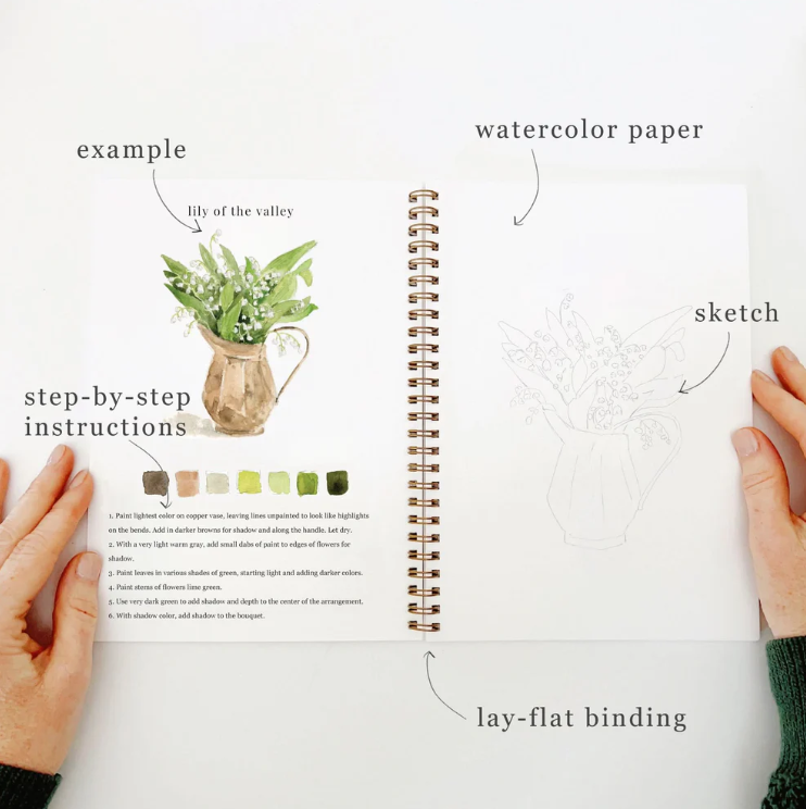 Watercolor Workbook – Emily Lex Studio (12 Sketches, 120lb Paper ...