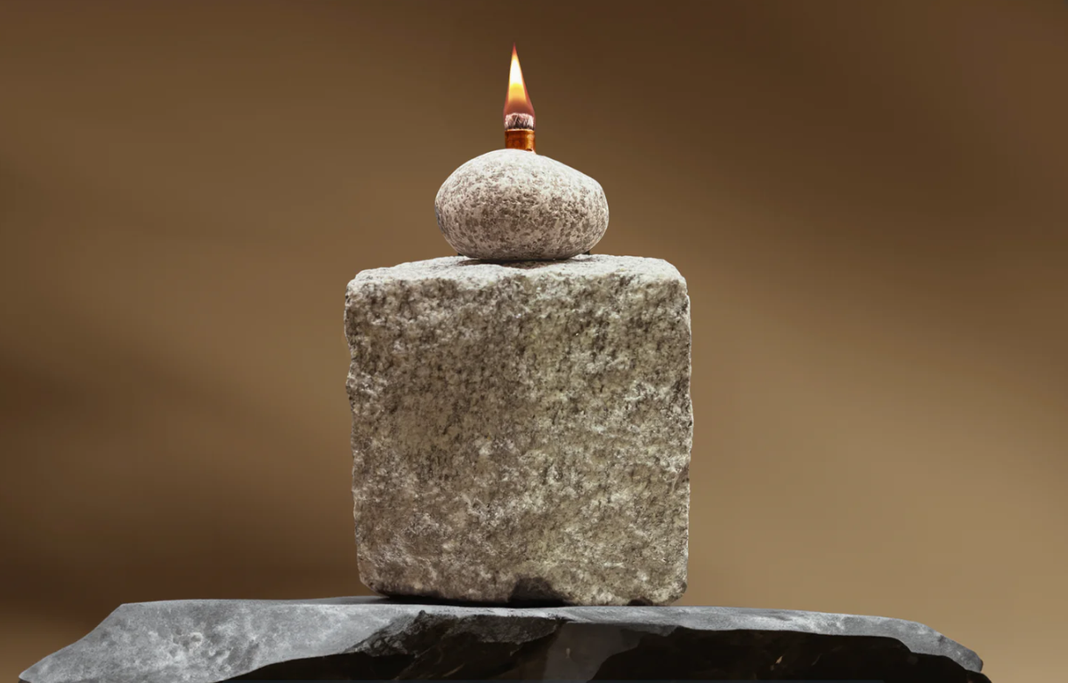 Funky Rock Designs Granite Tiki Touch – Natural Stone Torch for ...