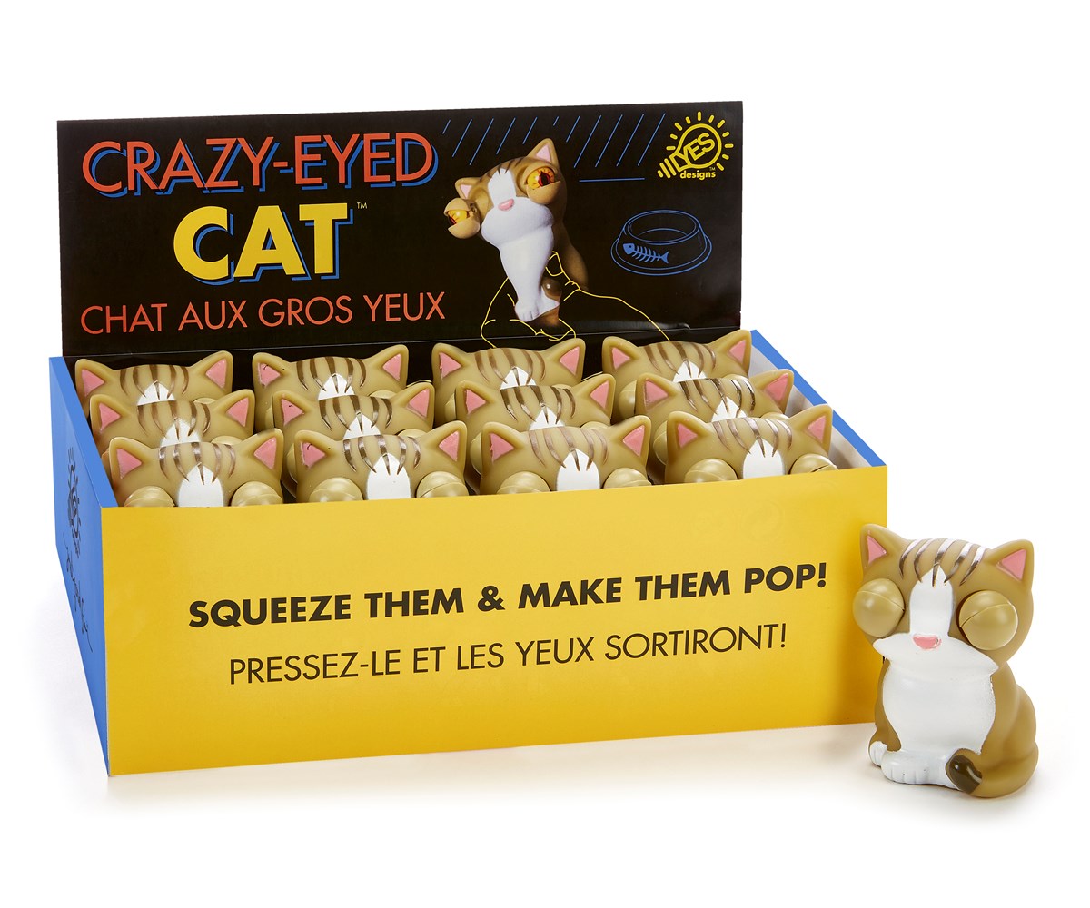 Eye Popping Cat Squeezie – Daisy Trading Co.