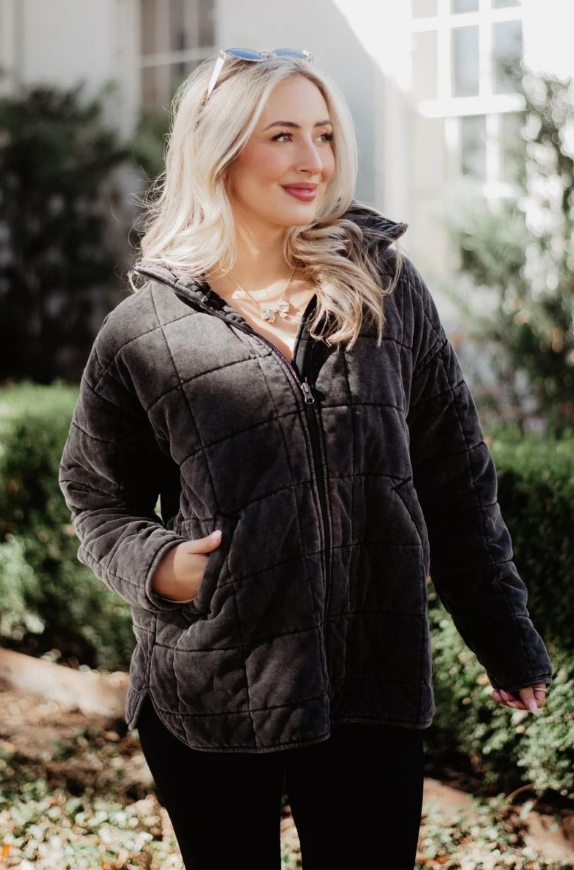 Lightweight Quilted Jacket | Cozy Cotton Outerwear for Fall – Daisy ...
