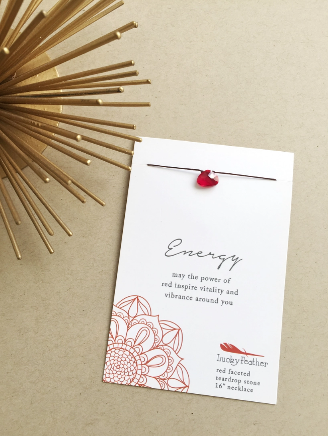 Lucky Feather Color Power Necklace – Daisy Trading Co.