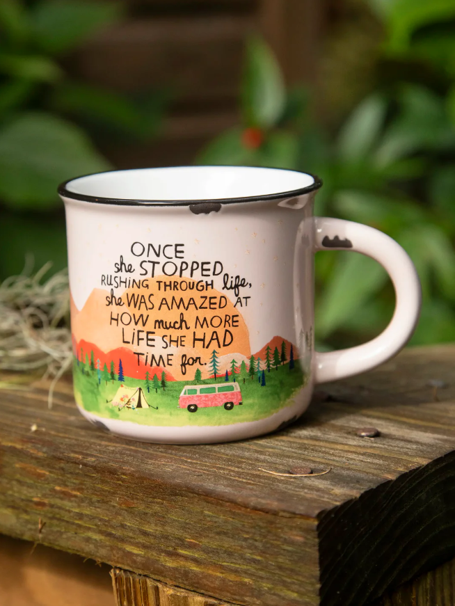 Natural Life Camp Coffee Mug – Daisy Trading Co.