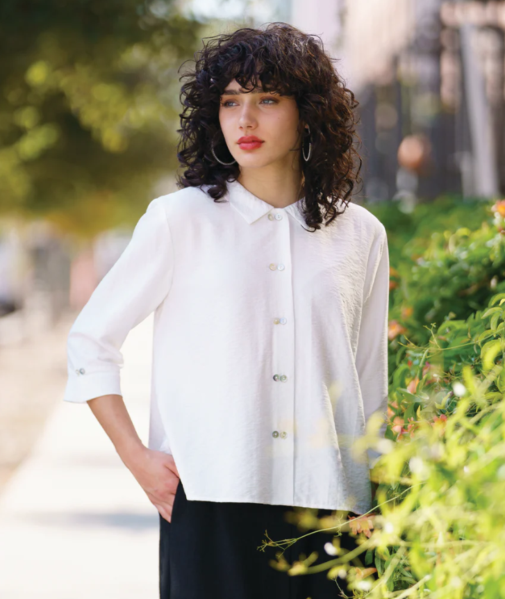 Twin Button Top by Niche – Best-Selling Rayon Blouse – Daisy Trading Co.