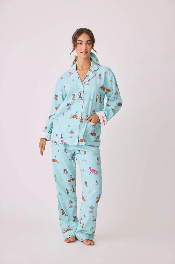 PJ Salvage Spaw Day Flannel PJ Set – Daisy Trading Co.