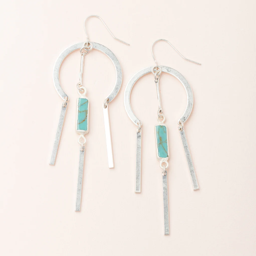 Scout Curated Wears Dream Stone Earring - Turquoise/Silver – Daisy ...